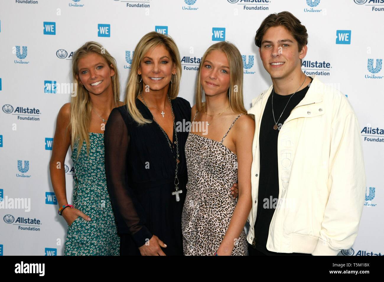 LOS ANGELES, CA – APRIL 25: Stephanie Argyros, Gunner Gehl, Lola Gehl ...