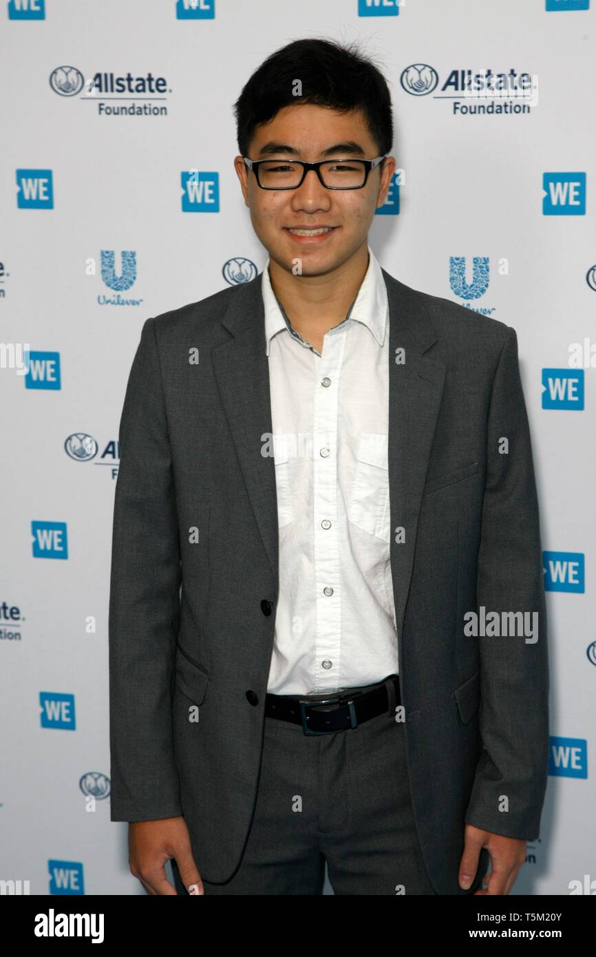 LOS ANGELES, CA – APRIL 25: Justin Choo attends the WE Day California ...