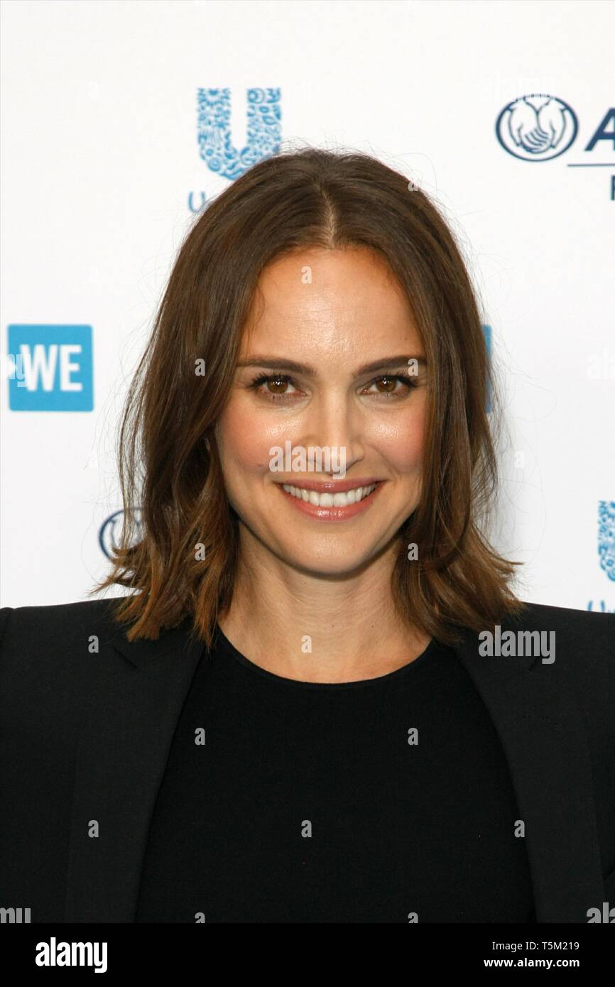 LOS ANGELES, CA – APRIL 25: Natalie Portman attends the WE Day ...