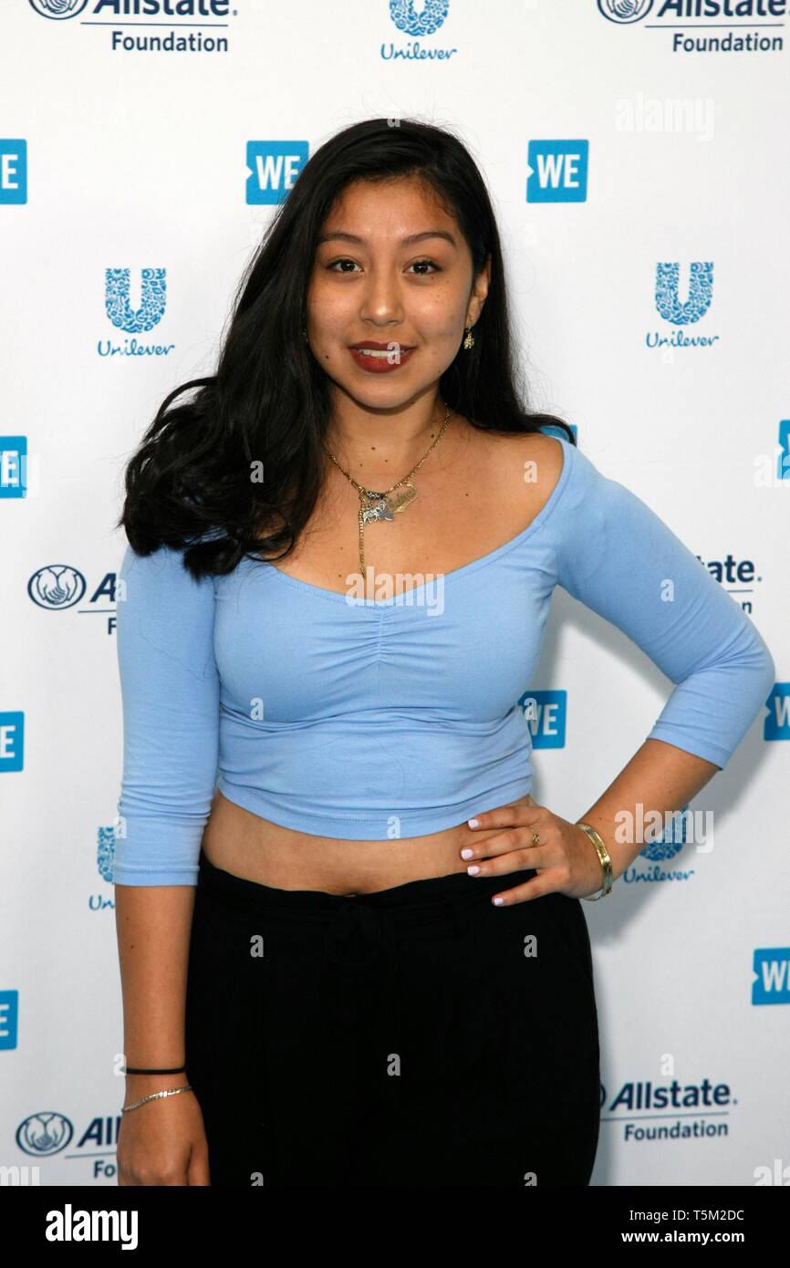 LOS ANGELES, CA - APRIL 25: Edna Chavez attends the WE Day California ...