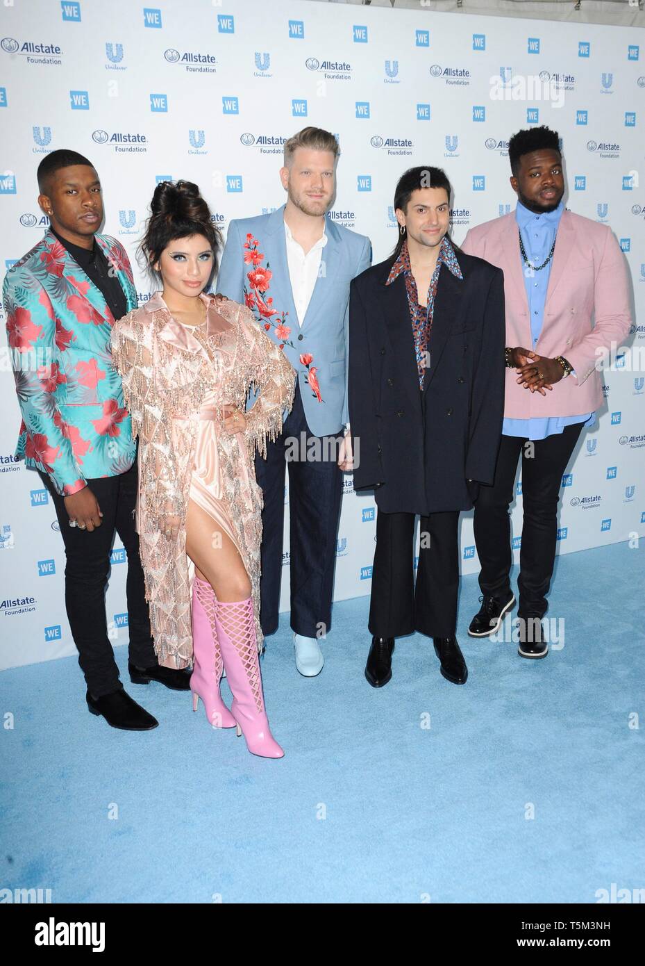 Pentatonix in attendance for WE DAY CALIFORNIA, The Forum, Los Angeles ...