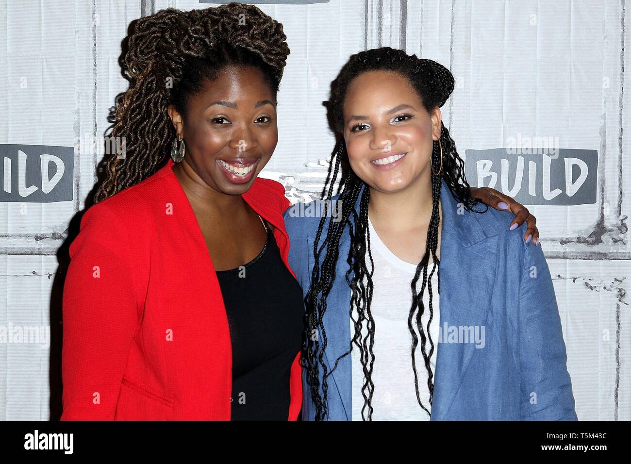 New York, NY, USA. 25th Apr, 2019. B.Monet, Haley Anderson inside for ...