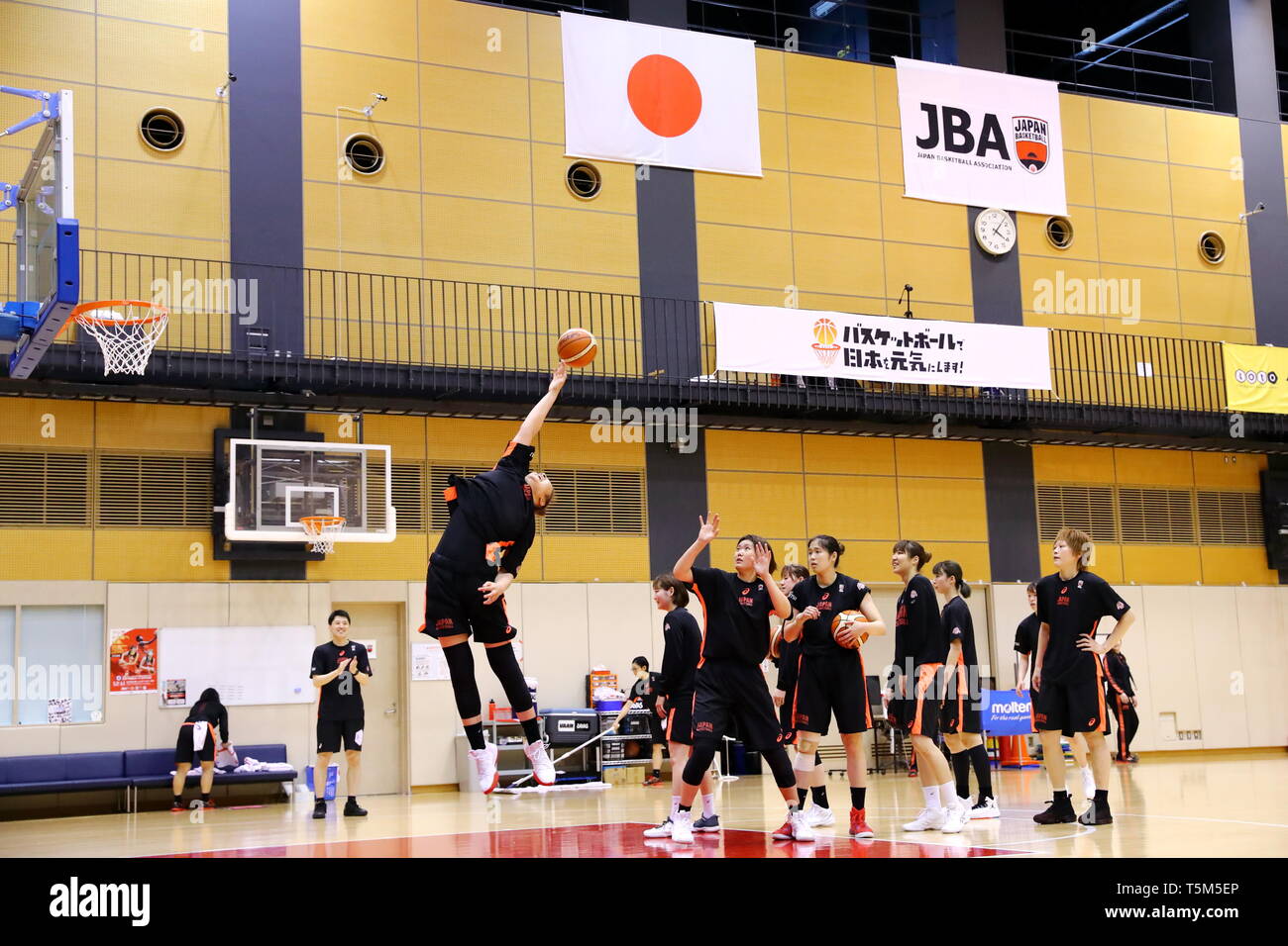 Ajinomoto National Training Center, Tokyo, Japan. 25th Apr, 2019. Japan ...