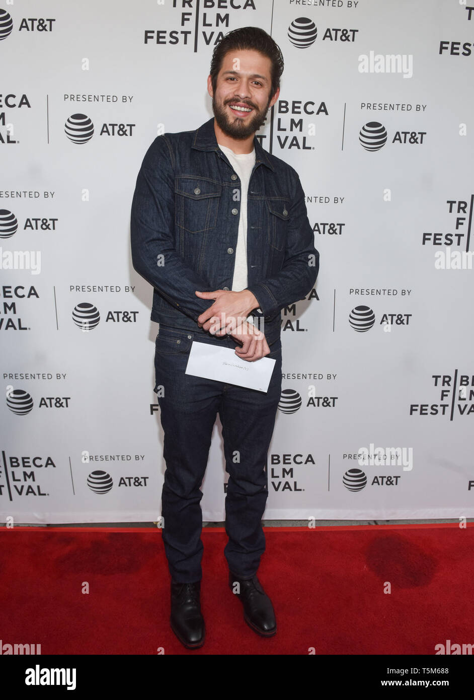 New York, USA. 25th Apr, 2019. David Castañeda attends the "Standing Up ...