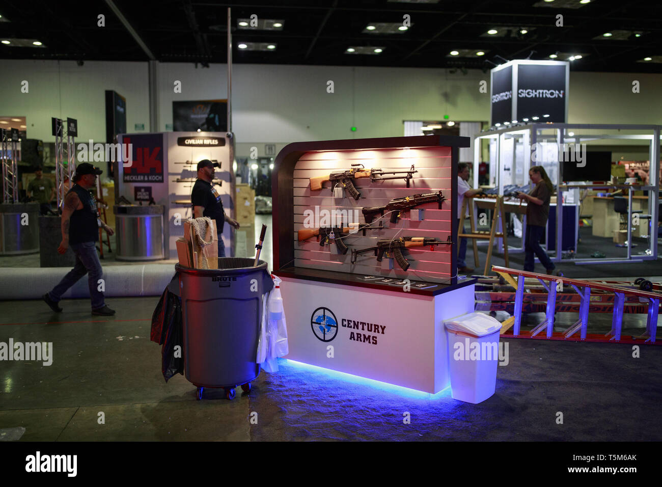 Indianapolis, Indiana, USA. 25th Apr, 2019. Eastern Bloc style AK ...