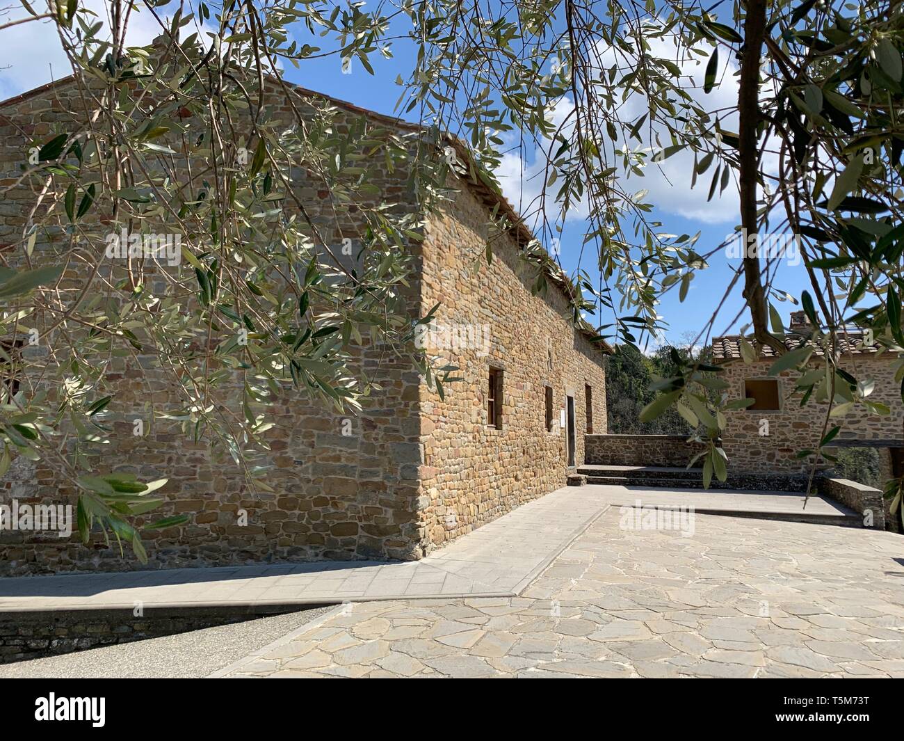 Vinci, Italy. 15th Apr, 2019. View of the birthplace of the artist ...