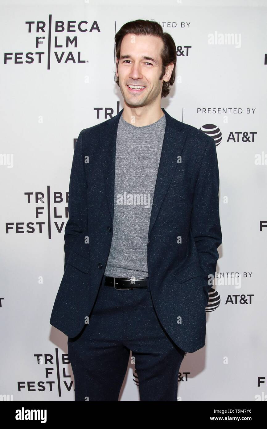 New York, NY, USA. 25th Apr, 2019. John Behlmann at arrivals for ...