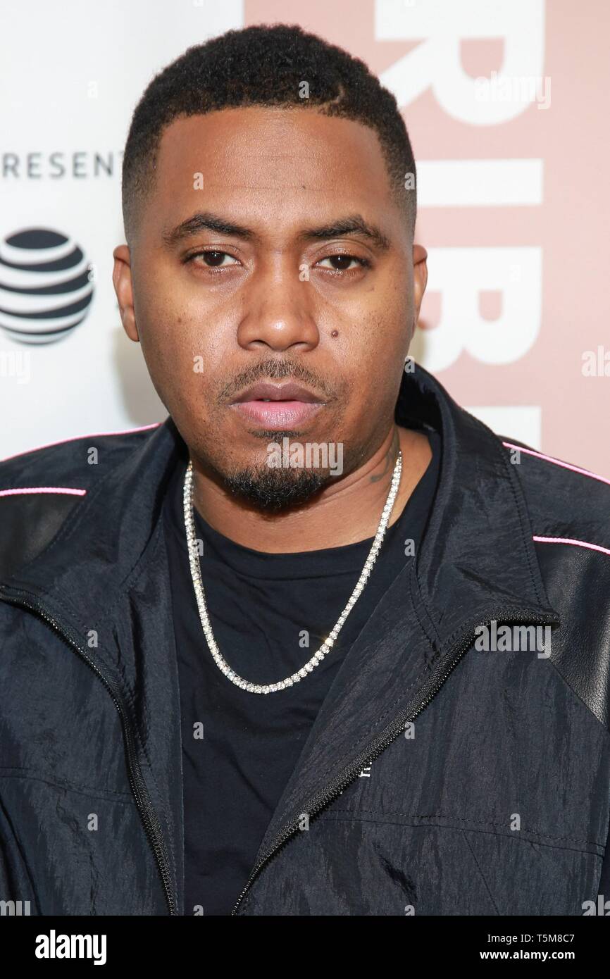 New York, NY, USA. 25th Apr, 2019. Nas at arrivals for WU-TANG CLAN: OF ...