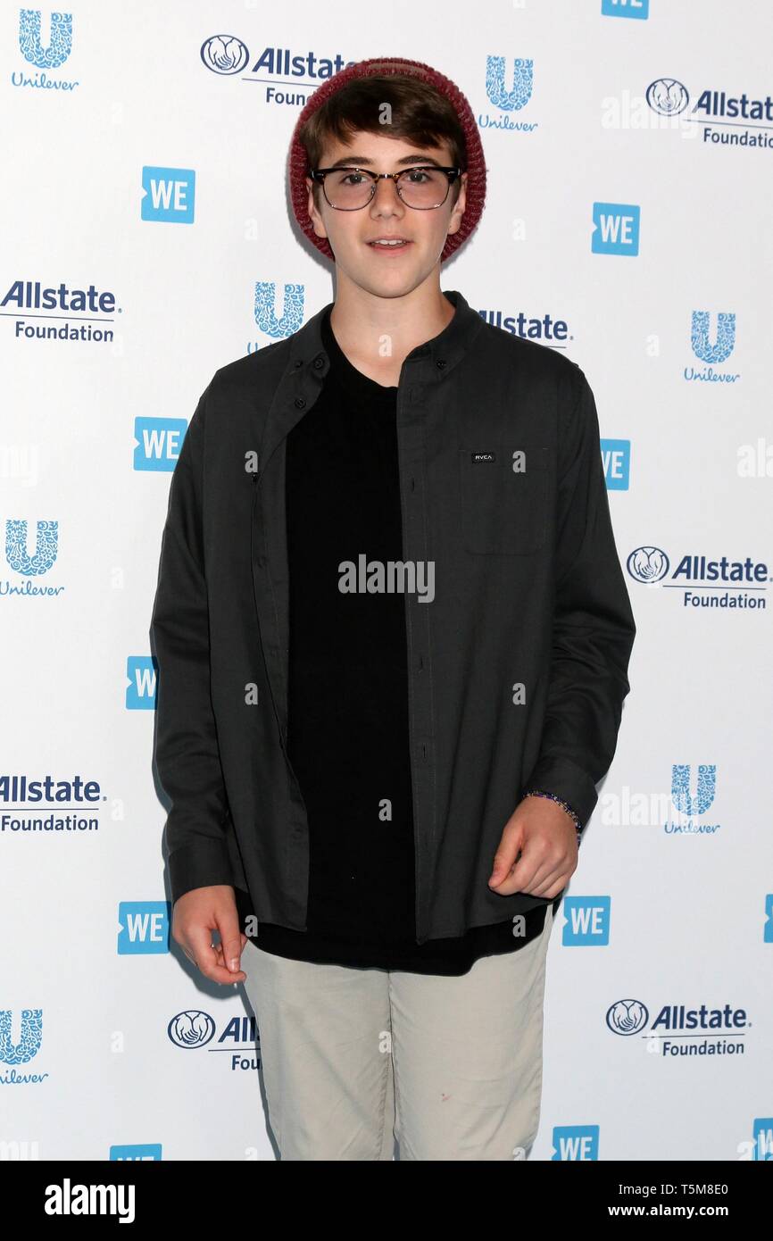 Los Angeles, CA, USA. 25th Apr, 2019. Hunter Hales in attendance for WE ...