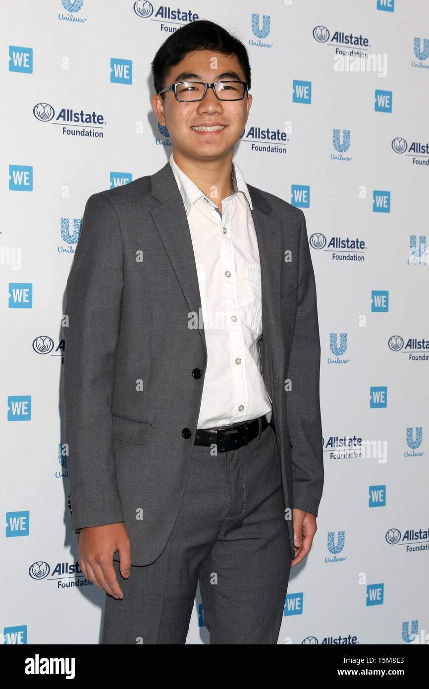 Los Angeles, CA, USA. 25th Apr, 2019. Justin Choo in attendance for WE ...
