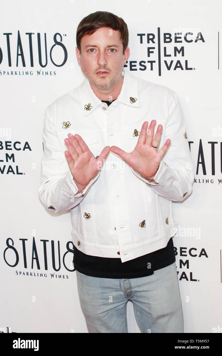 New York, NY, USA. 25th Apr, 2019. Peter Bittenbender at Tribeca TV ...