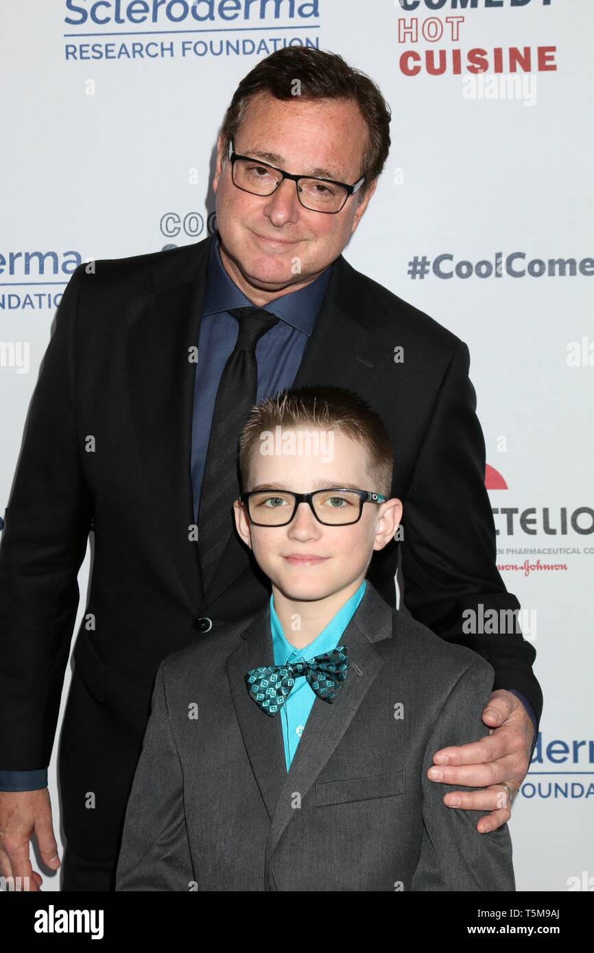 Beverly Hills, CA. 25th Apr, 2019. Bob Saget, Wyatt Wright at arrivals for Scleroderma Research ...