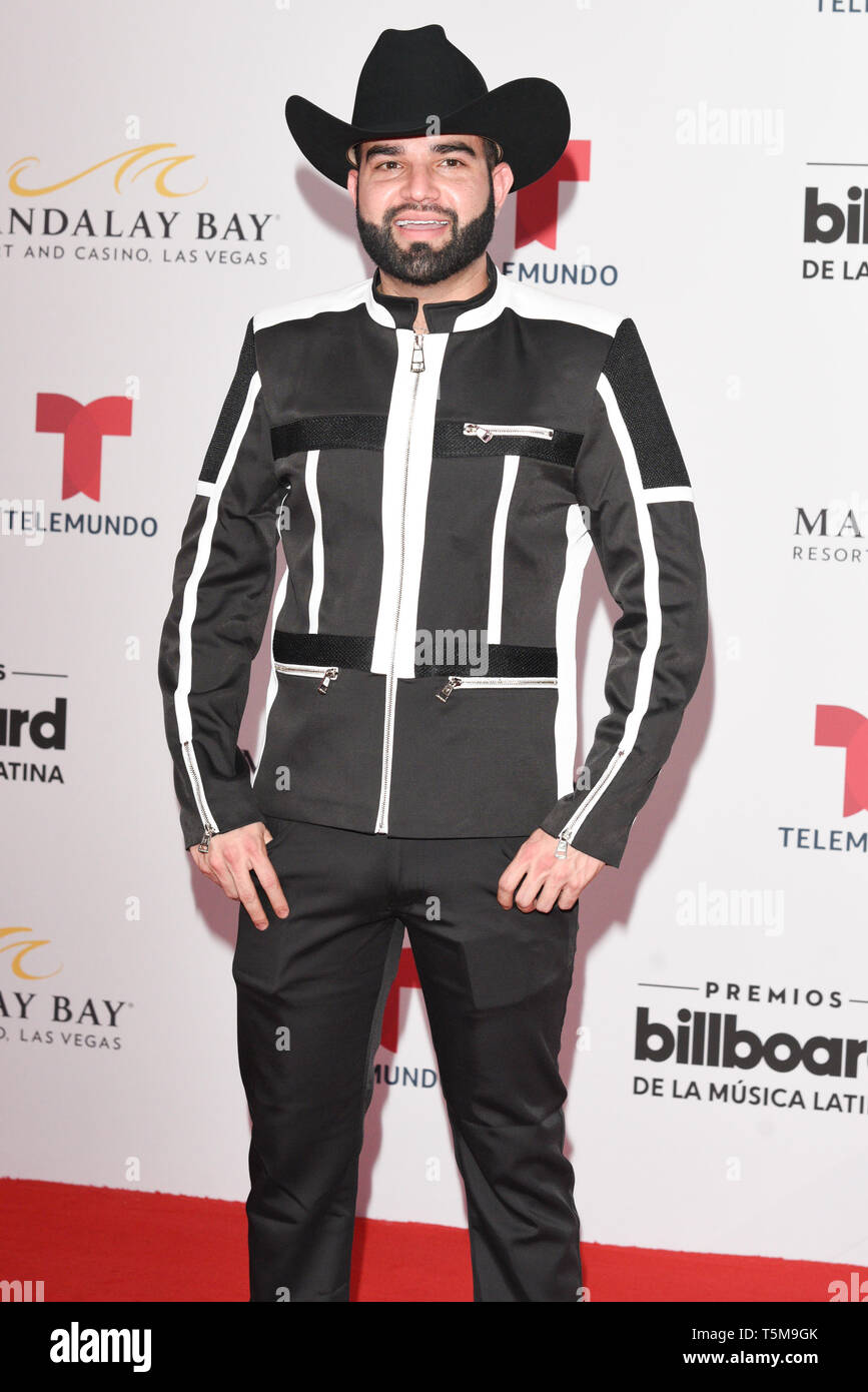 Las Vegas, Nevada, USA. 25th April, 2019. fabian pacheco attends the 2019 Billboard Latin Music ...