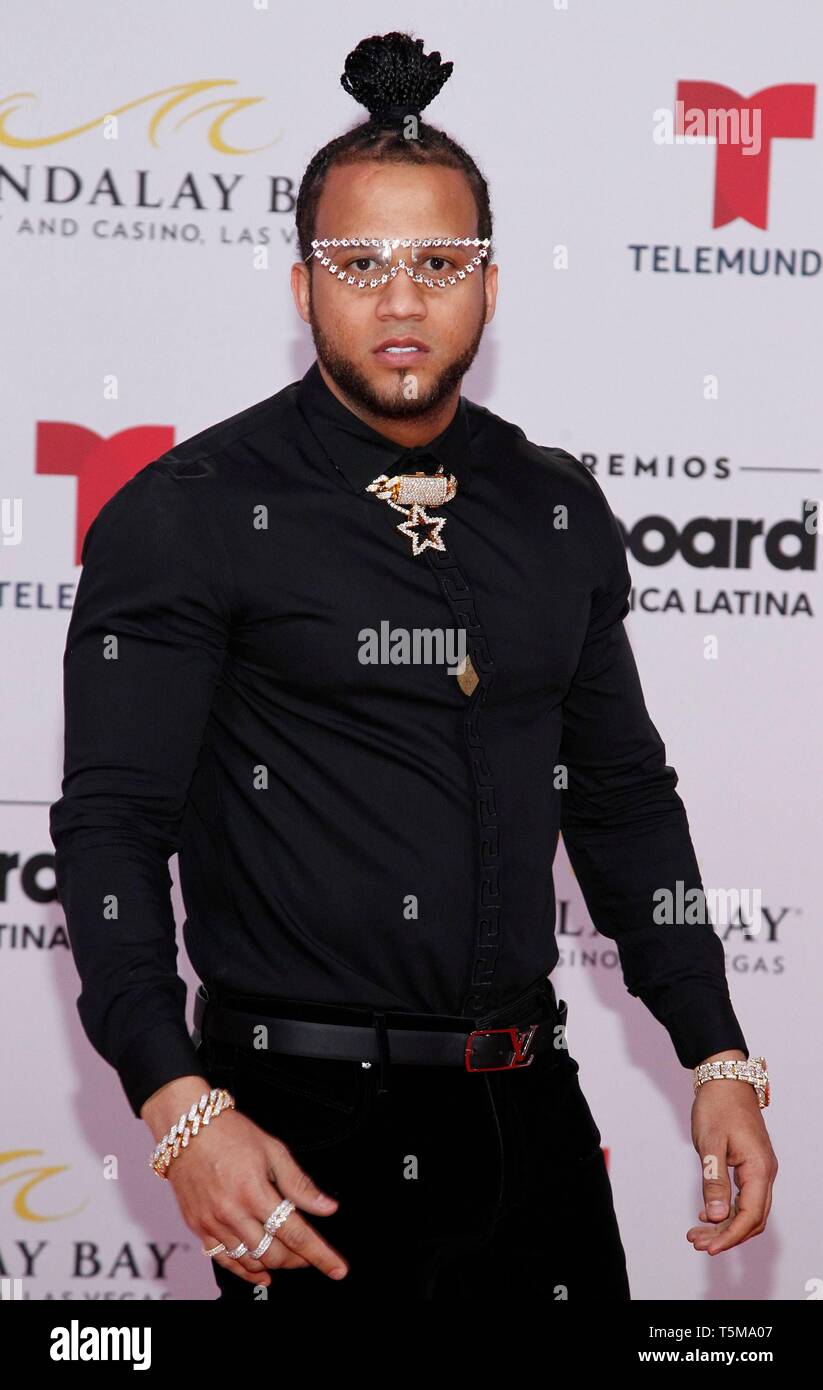 Las Vegas, NV, USA. 25th Apr, 2019. El Alfa at arrivals for 2019 ...