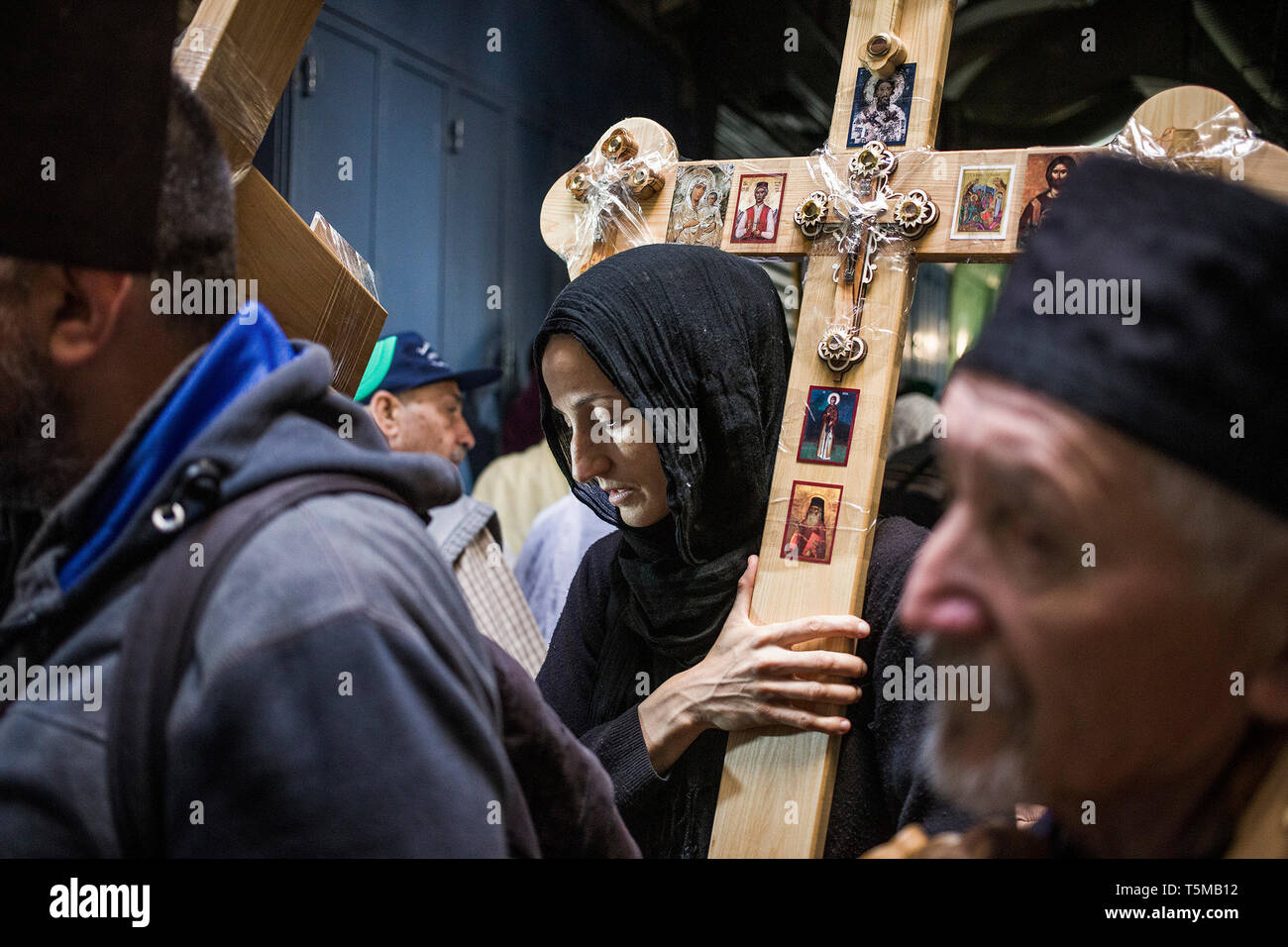 Jerusalem. 26th Apr, 2019. Orthodox Christians celebrate Good Friday ...