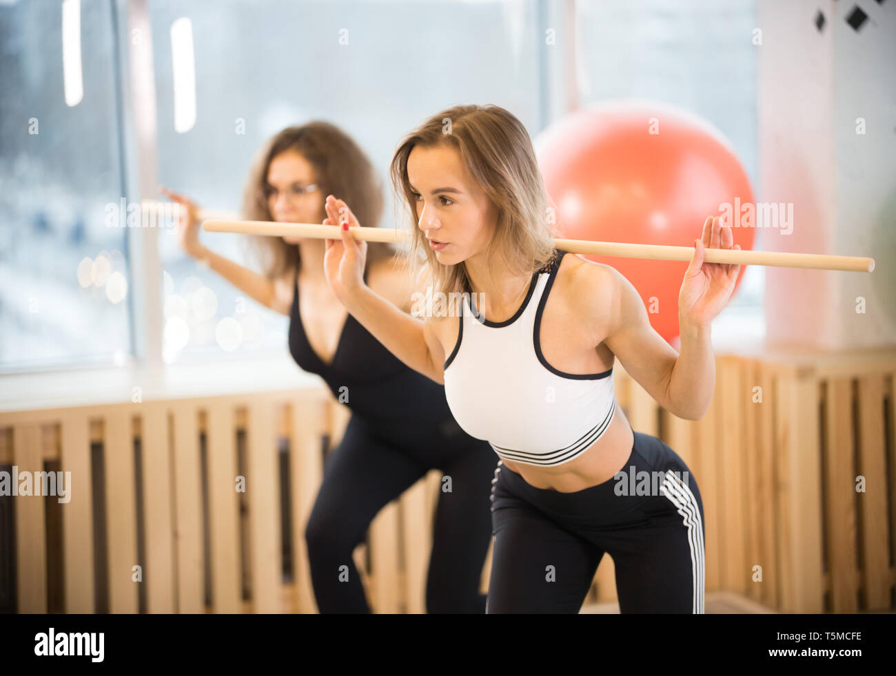 Stick holding exercises hi-res stock photography and images - Alamy