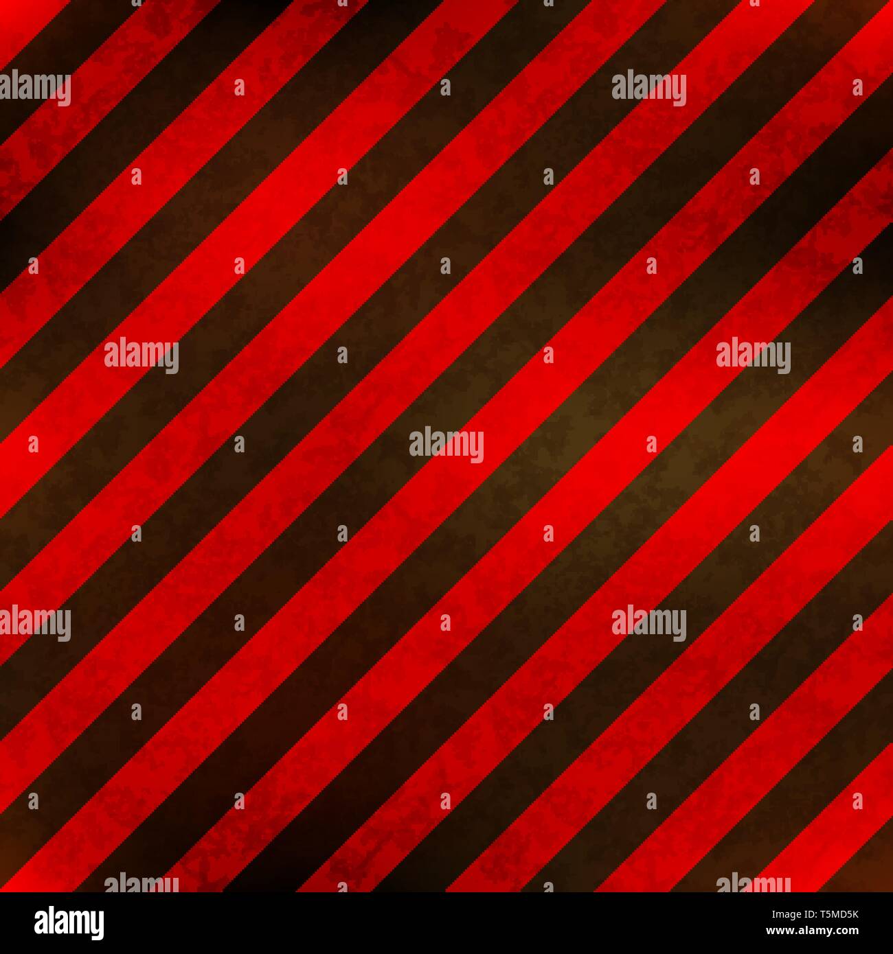 Warning sign red and black stripes with grunge texture, seamless ...