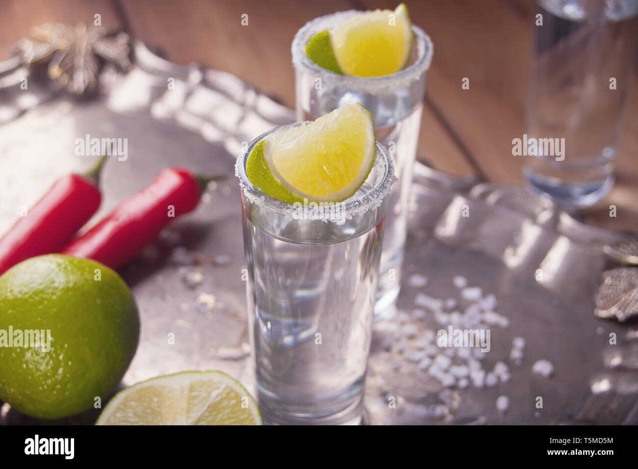 Gold tequila sea salt hi-res stock photography and images - Alamy