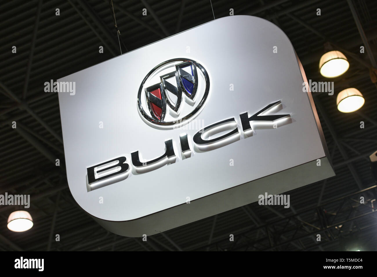 Buick display at the New York International Auto Show at the Javits ...