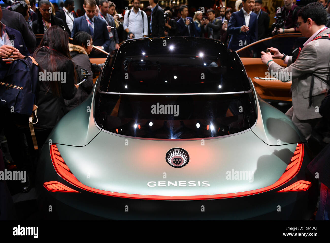 The Genesis Mint Concept on display at the New York International Auto ...