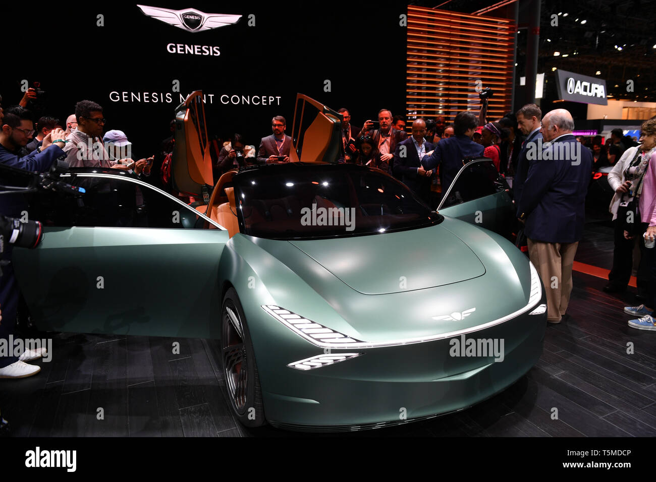 The Genesis Mint Concept on display at the New York International Auto ...