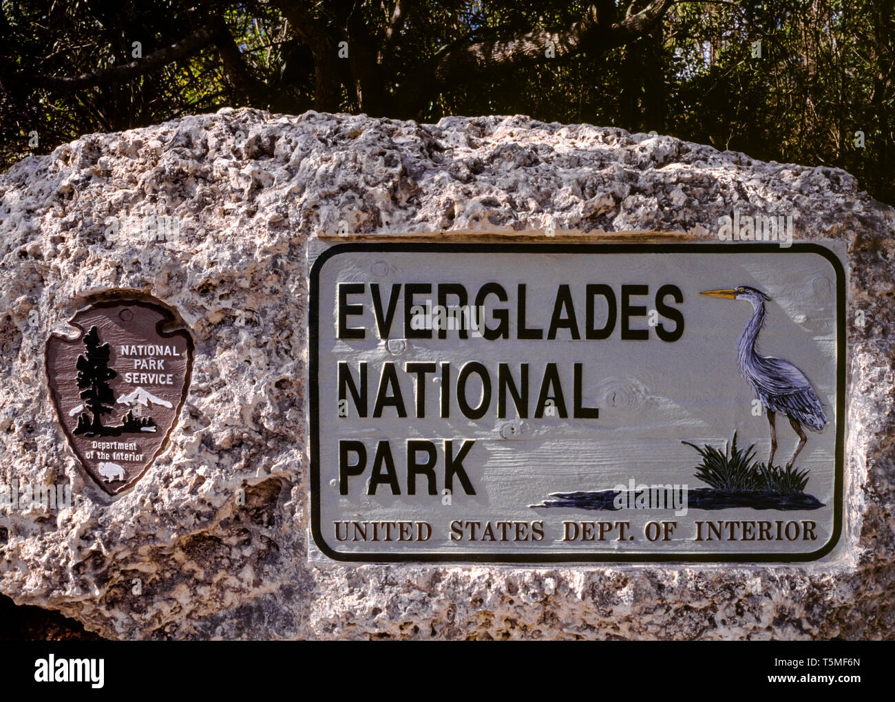 Everglades national park sign florida hi-res stock photography and ...