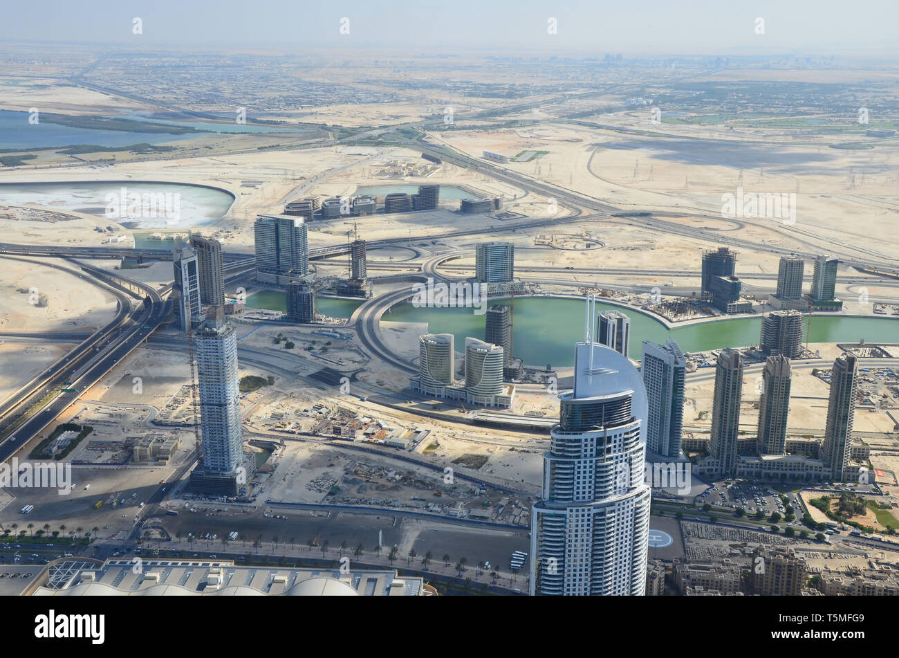 Dubai aerial view hi-res stock photography and images - Alamy