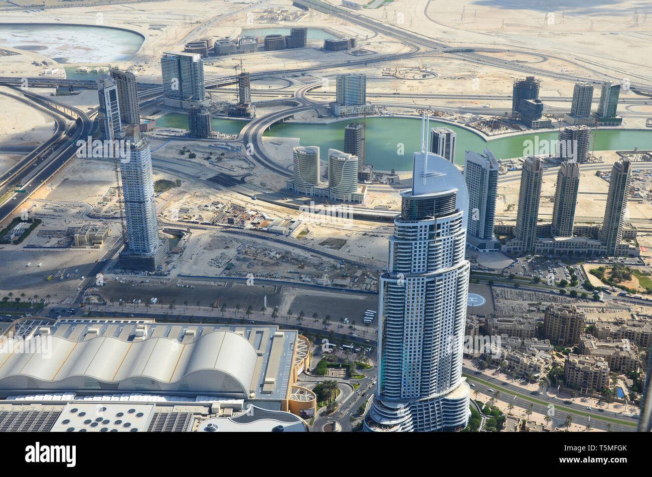 Dubai aerial view hi-res stock photography and images - Alamy