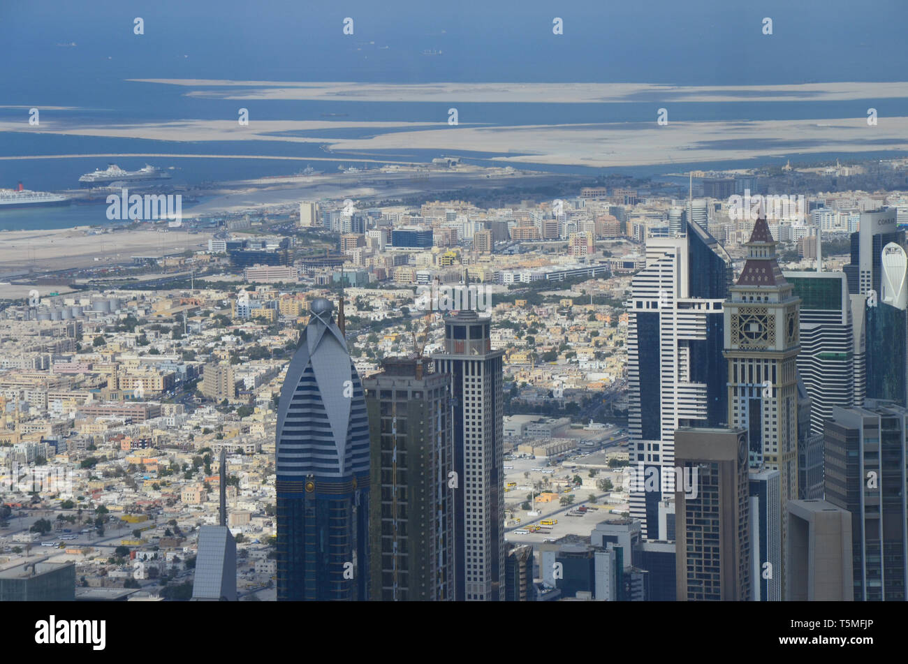 Dubai aerial view Stock Photo - Alamy