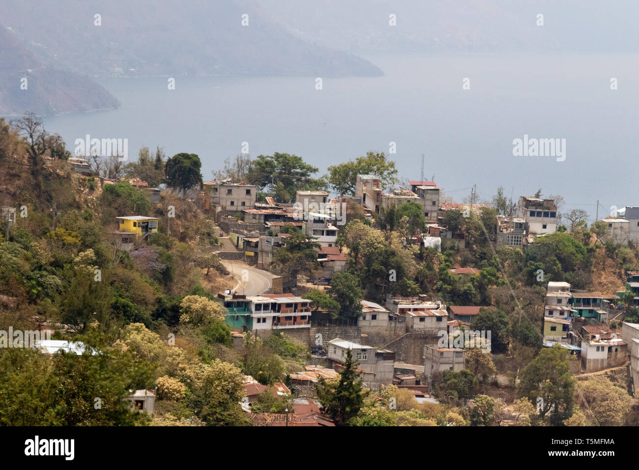 Panajachel, Lake Atitlan, Guatemala Central America - a town on the ...