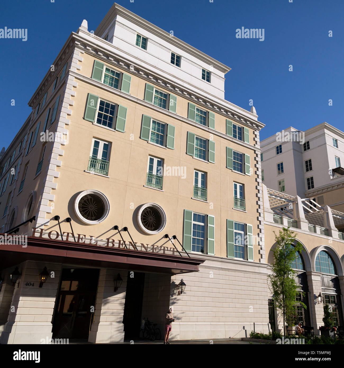 The Hotel Bennett in Charleston, South Carolina, USA. The luxury hotel ...