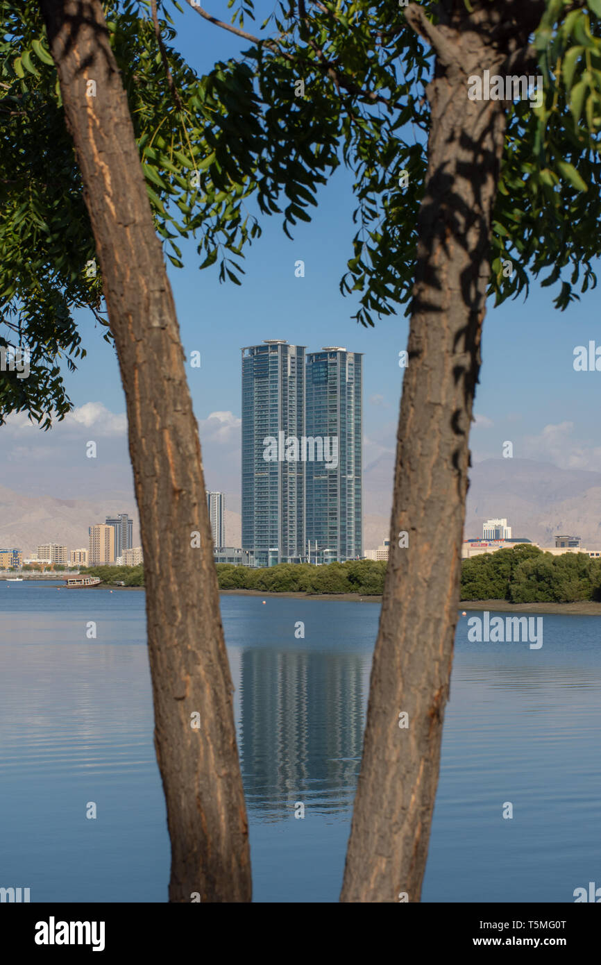 Julphar towers hi-res stock photography and images - Alamy
