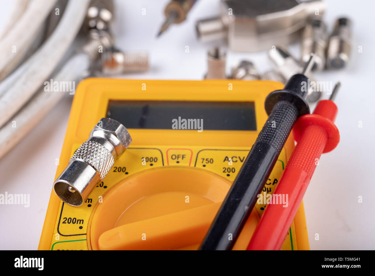 Small electrical work in home workshops. Connectors for home TV ...