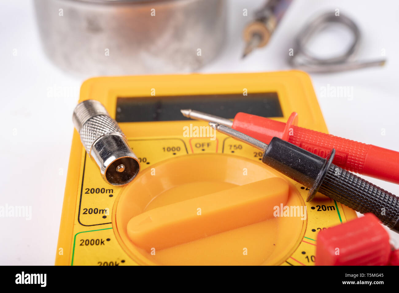 Small electrical work in home workshops. Connectors for home TV ...