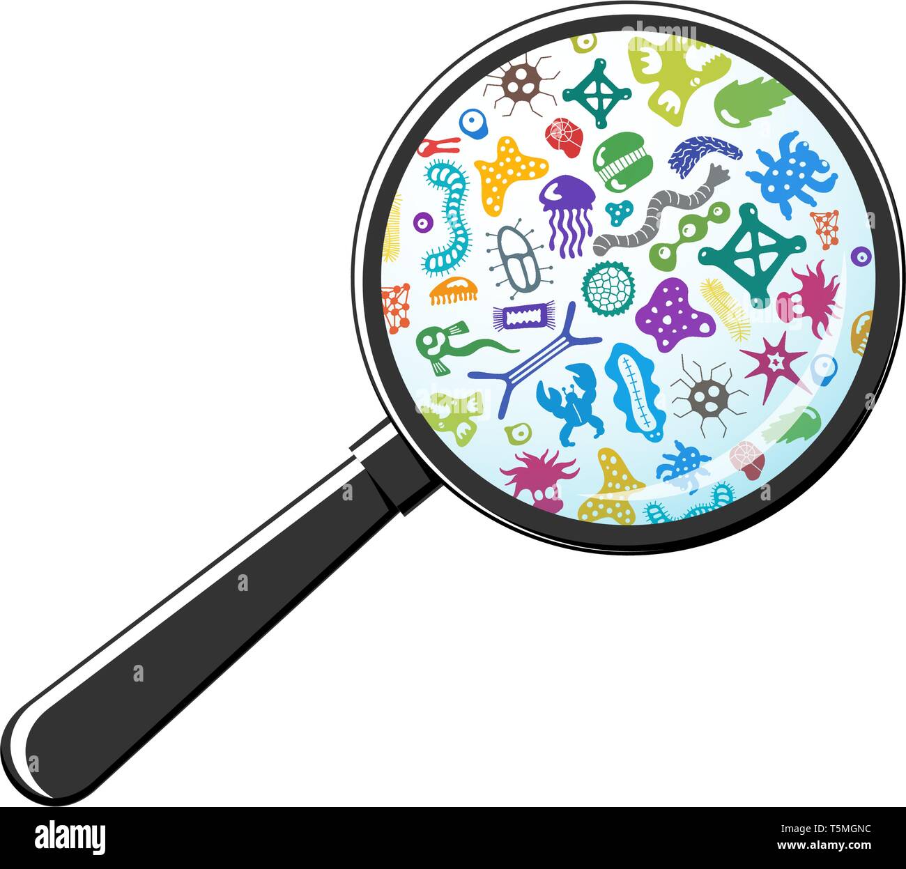 Germs bacteria cartoon hi-res stock photography and images - Alamy