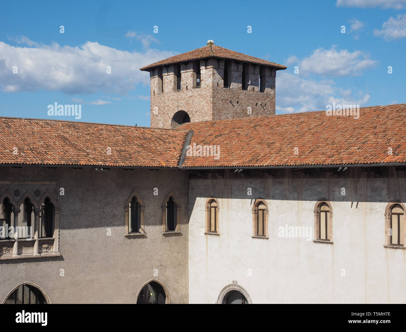 VERONA, ITALY - CIRCA MARCH 2019: Castelvecchio museum designed by ...