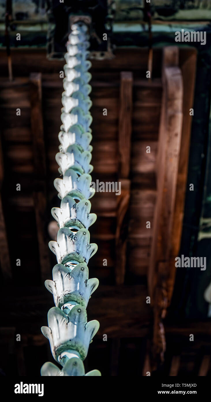 A wind chime hangs from a building near Yokosuka, Japan Stock Photo - Alamy