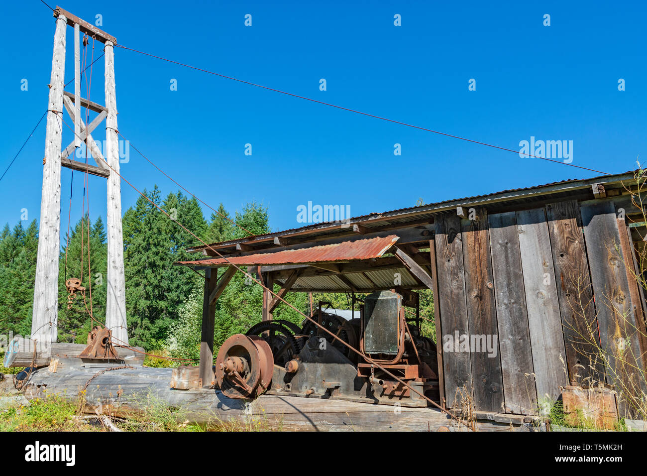 Canada, British Columbia, Port Alberni, McLean Mill National Historic ...