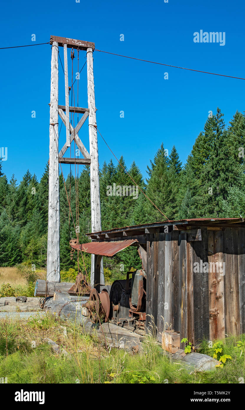 Canada, British Columbia, Port Alberni, McLean Mill National Historic ...
