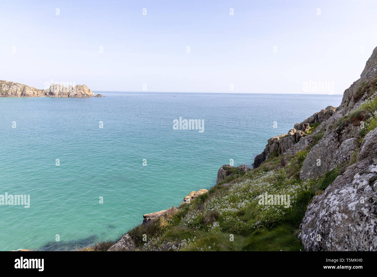 Steep cliff path beach hi-res stock photography and images - Alamy