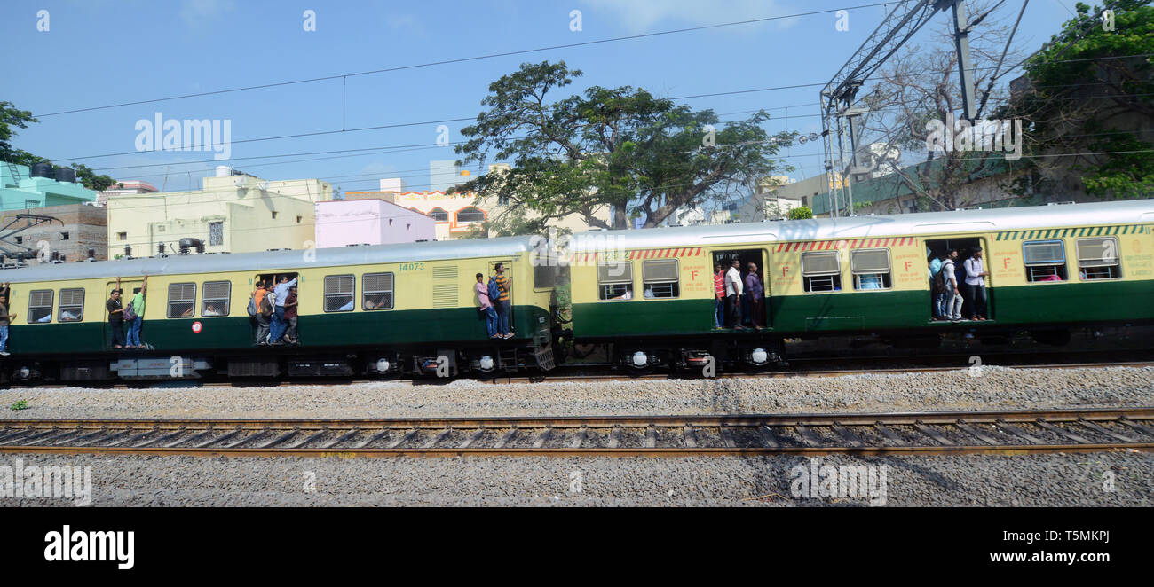 Indian commuters hi-res stock photography and images - Alamy