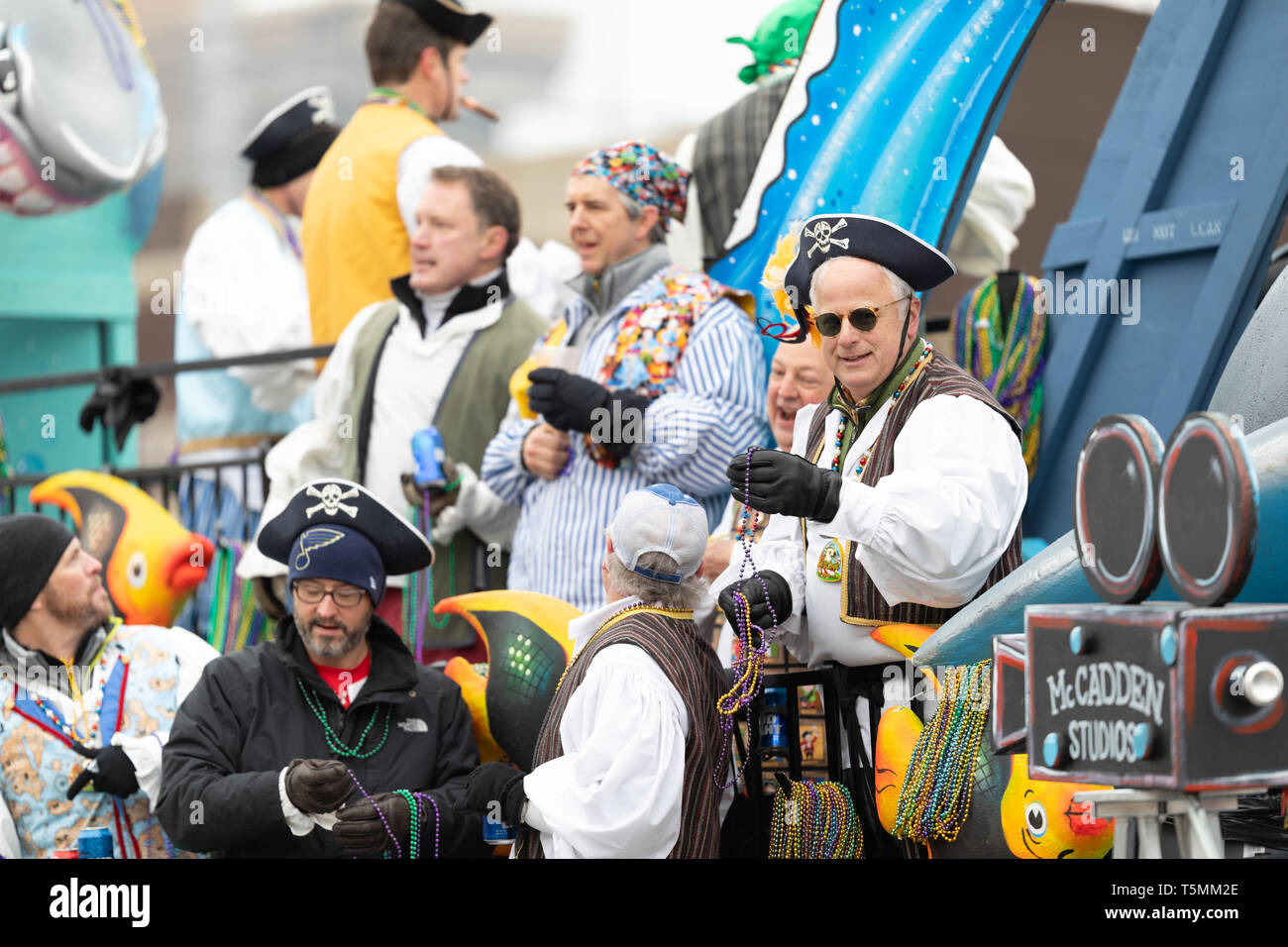 St. Louis, Missouri, USA - March 2, 2019: Bud Light Grand Parade, A ...