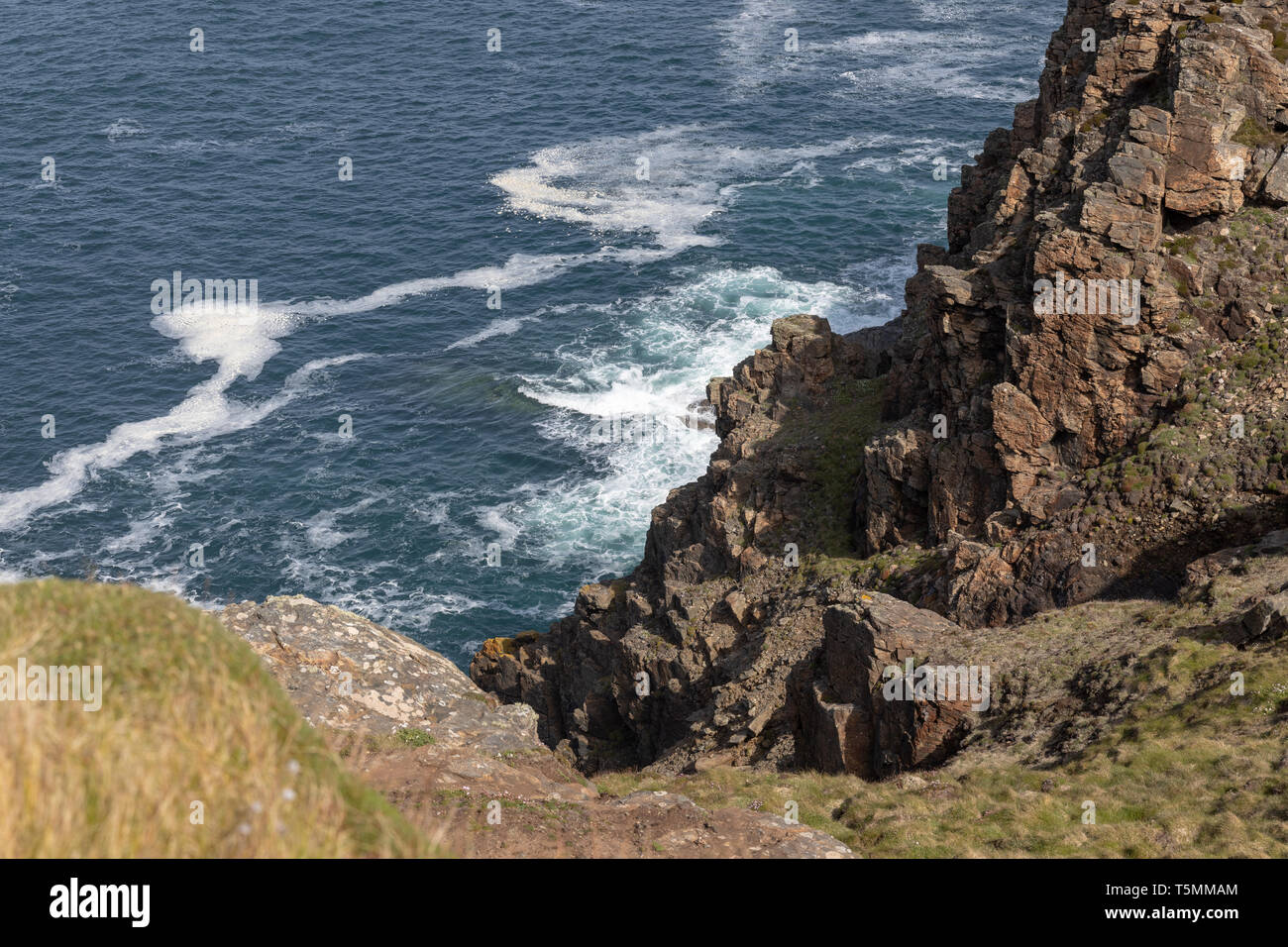 Landscape views of Cornish Tin mines - Levant Mine and Beam Engine ...