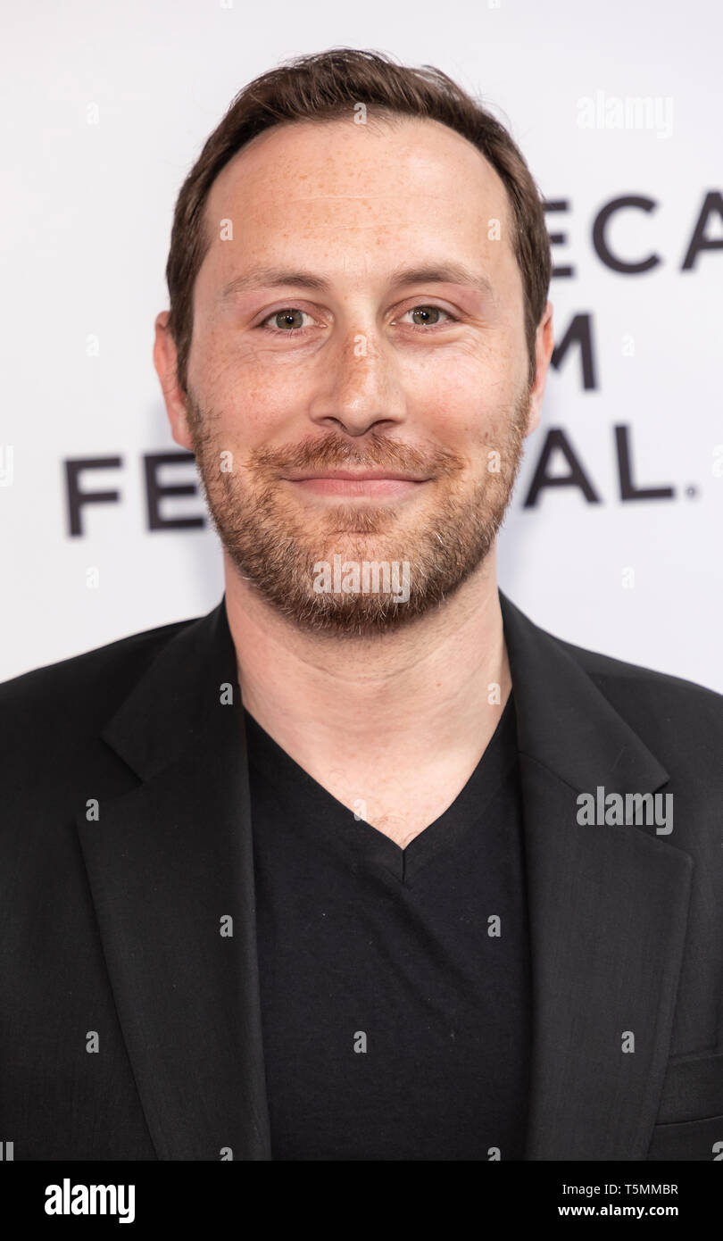New York, NY, USA - April 25, 2019: Mike Carlson attends the "Standing ...