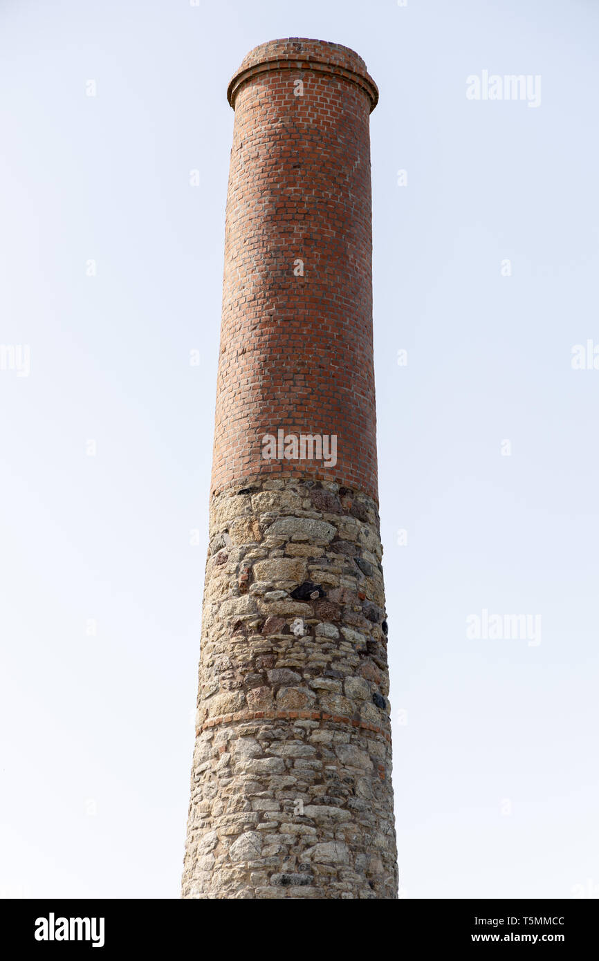 Landscape views of Cornish Tin mines - Levant Mine and Beam Engine ...