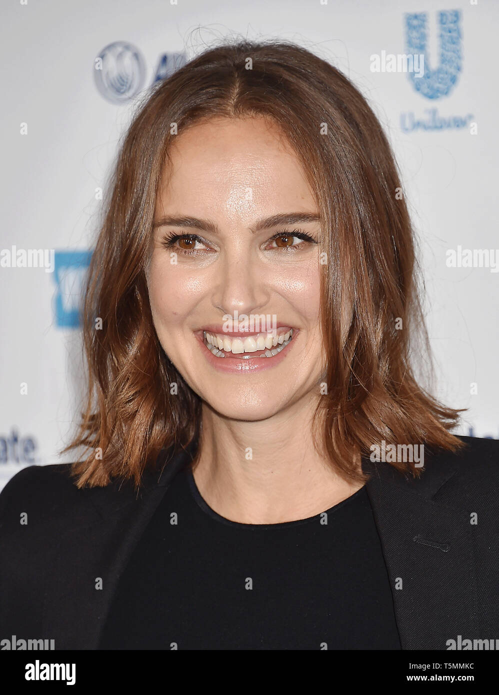 INGLEWOOD, CA - APRIL 25: Natalie Portman arrives at the WE Day ...