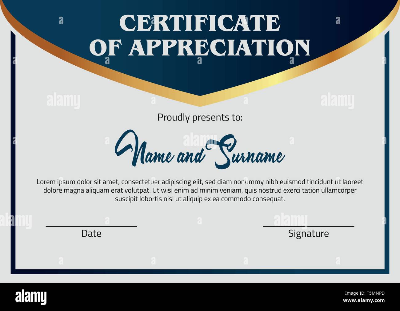 Vector certificate template. Illustration Certificate In A4 Size ...