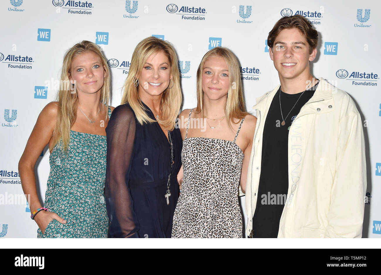 INGLEWOOD, CA - APRIL 25: (L-R) Ashley Gehl, Stephanie Argyros, Lola ...