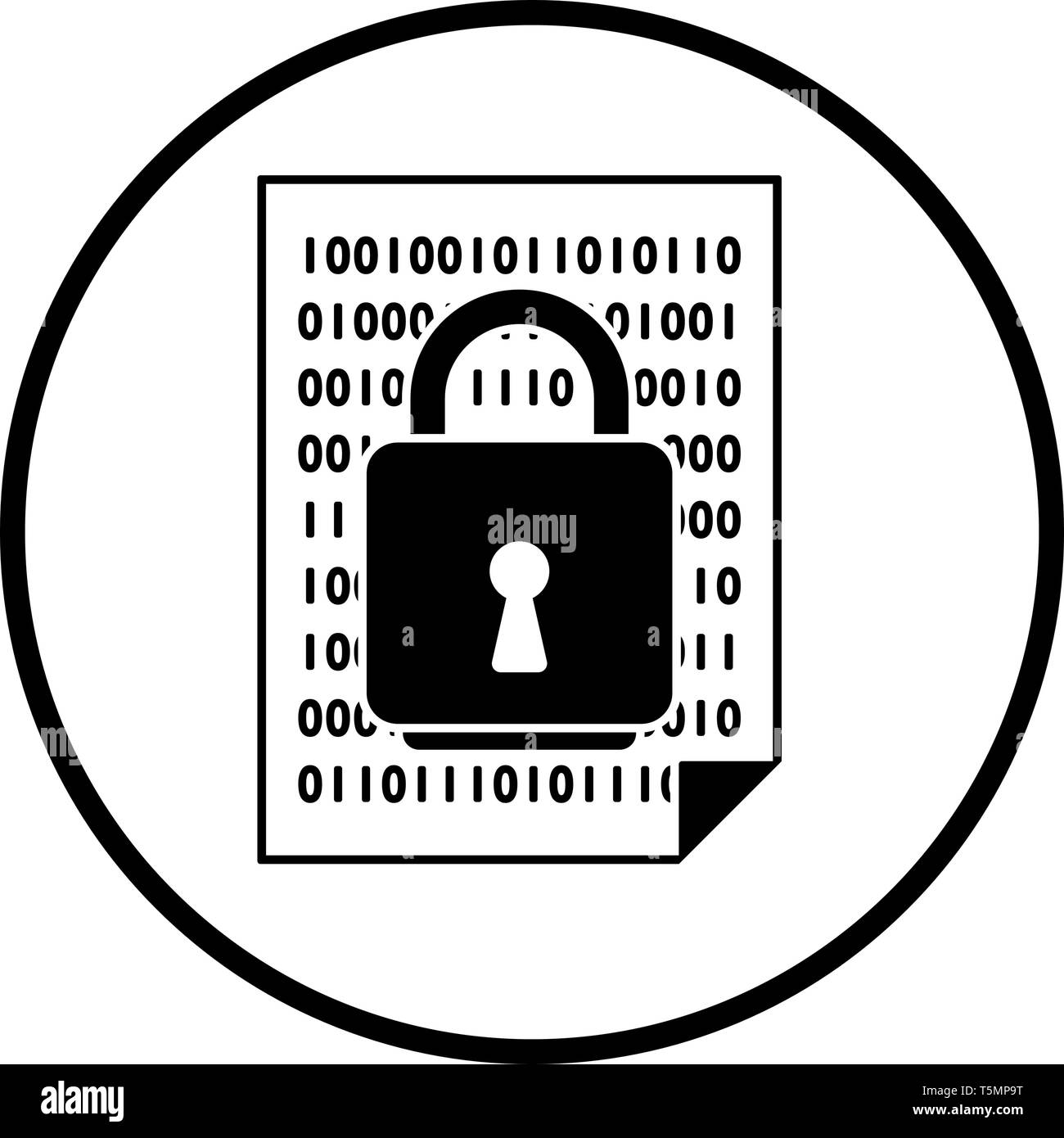 Cyber security circle Black and White Stock Photos & Images - Alamy