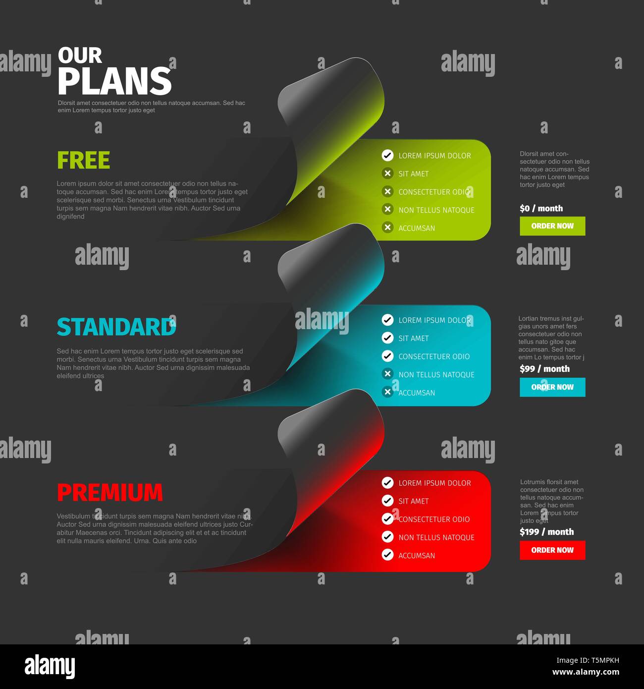 Overview table Stock Vector Images - Alamy